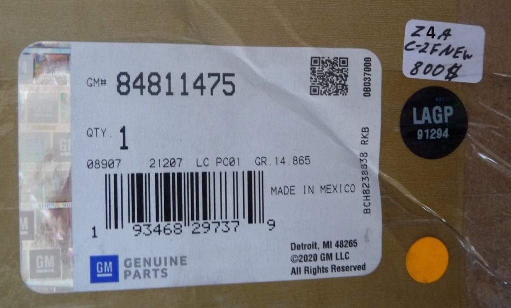 2018-2021 Buick Enclave Left Side Roof Rail Inflator Module 84811475 ...