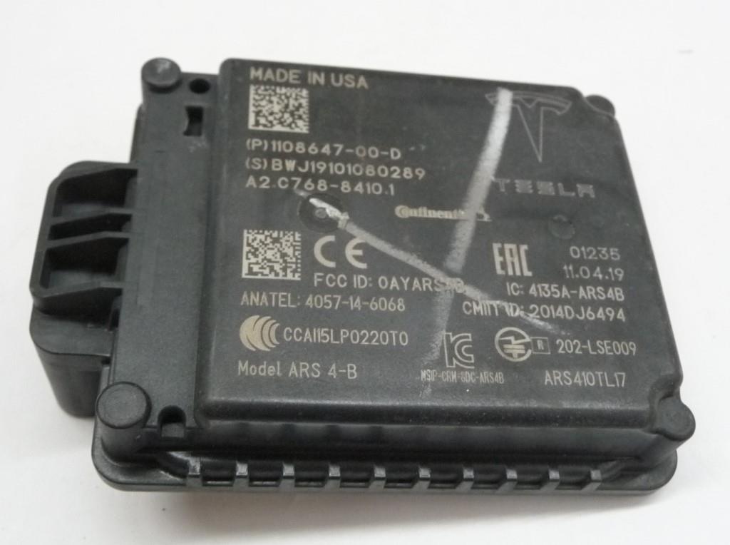17-23 Tesla Model 3 S X Y Front Radar Distance Control Module 1108647 ...