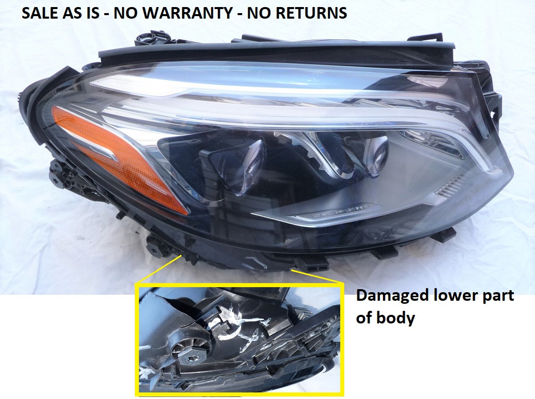 2016-2018 Mercedes Benz X166 GLE Right Full LED Headlight 1669067603 ...
