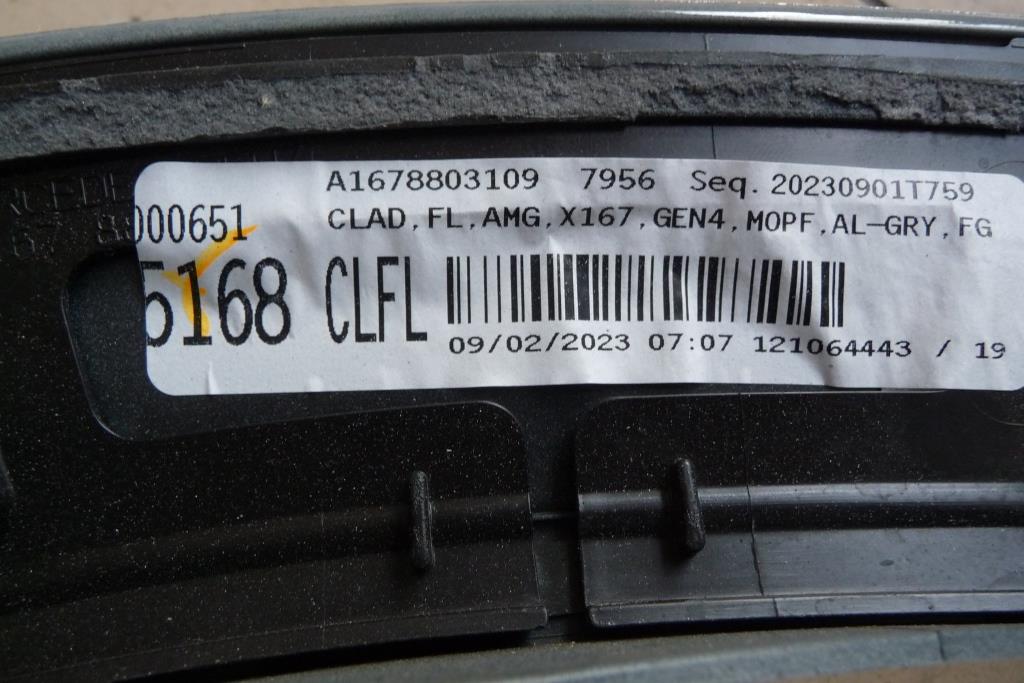 Mercedes Benz X167 GLS Front Left Fender Flare Shield A1678803109 7956 ...