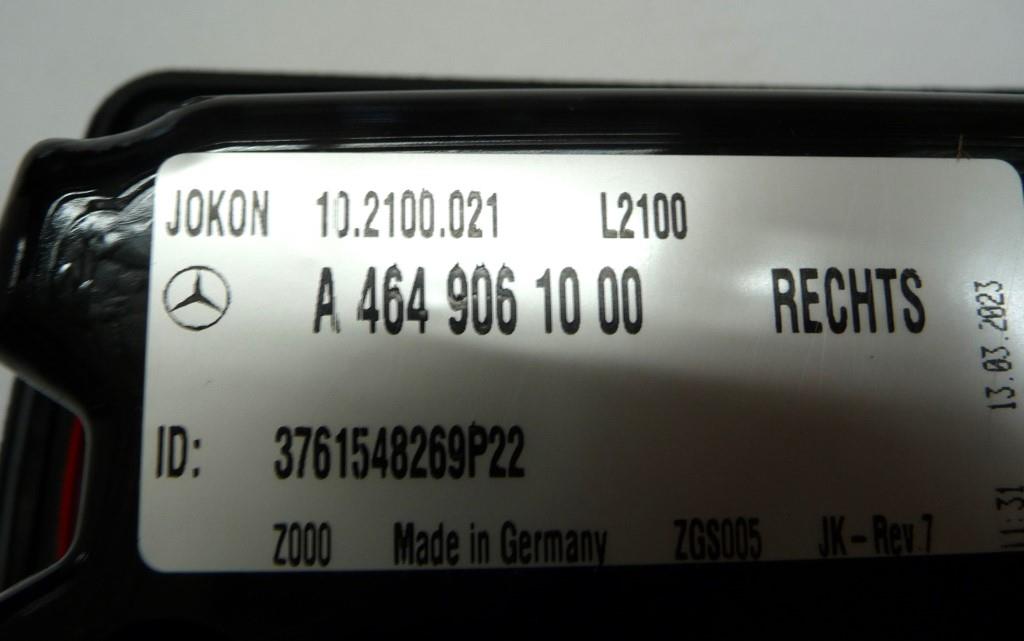 2016-2018 Mercedes Benz W463 G550 Rear Right Tail Light Lamp ...