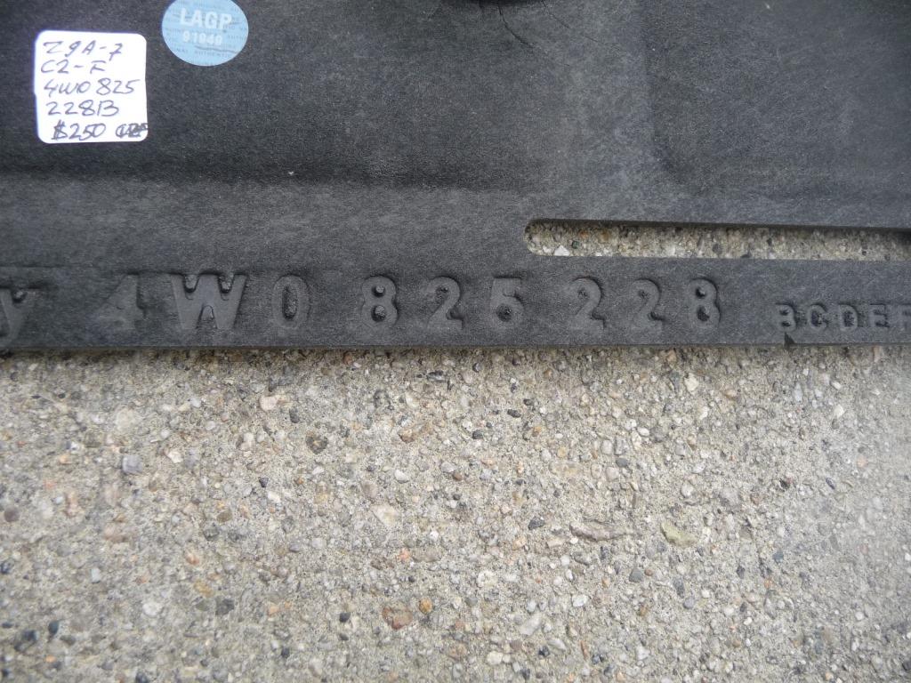 2013-2018 Bentley Flying Spur Underbody Trim Rear RH 4W0825228B OEM A1 ...