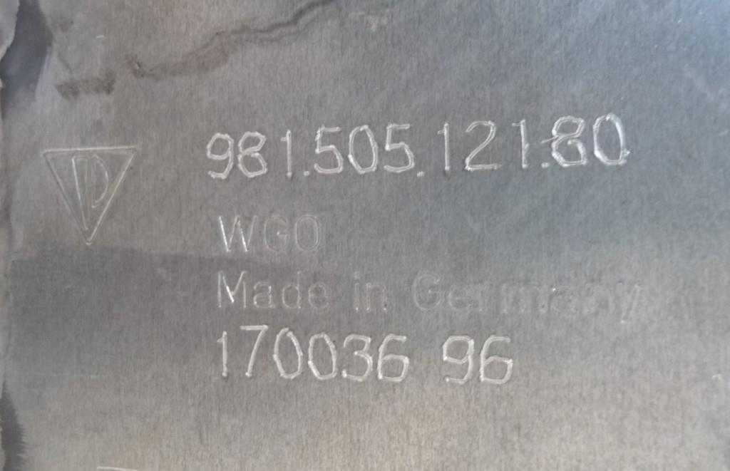 2020-2023 Porsche 718 Cayman, Spyder Front Bumper Impact Bar 982807109B ...