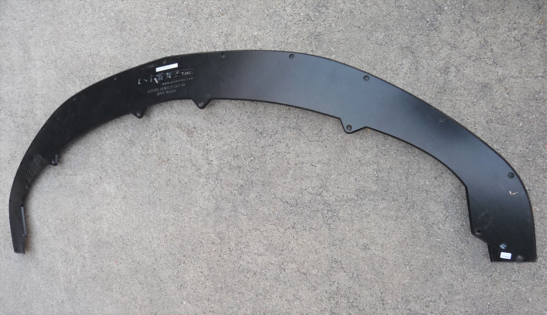 2014-2015 Bentley Continental GT GTC Two Door front Bumper Lower Skid ...