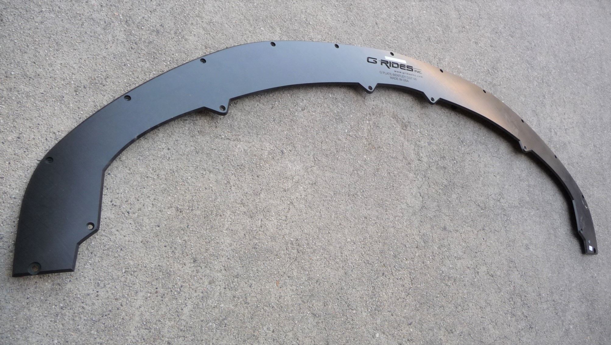 2014-2015 Bentley Continental GT GTC Two Door front Bumper Lower Skid ...