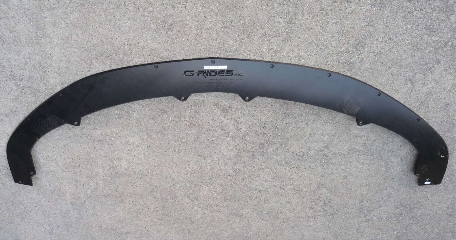 2014-2015 Bentley Continental GT GTC Two Door front Bumper Lower Skid ...