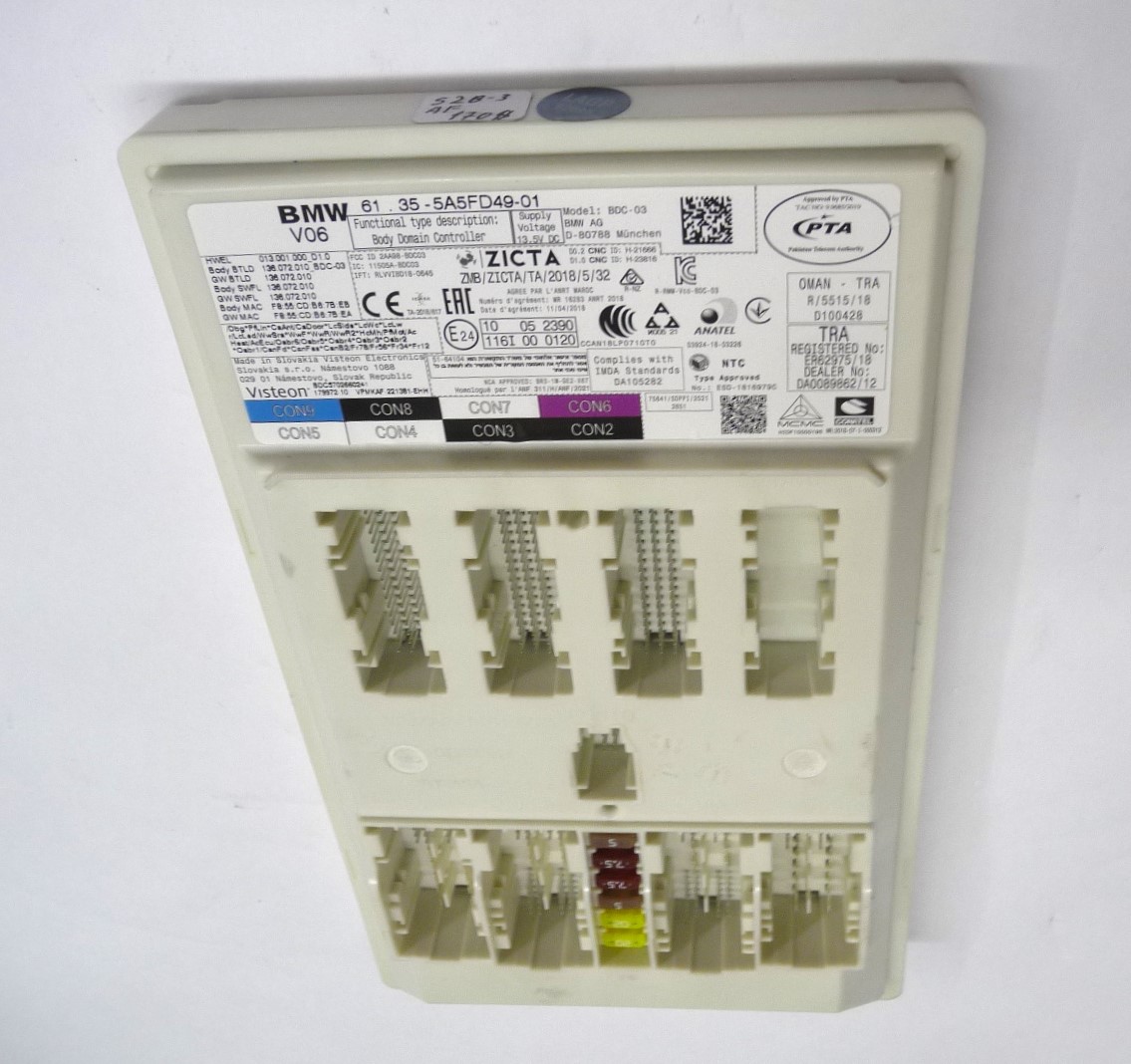 2022-2023 BMW G01 X3 Body Domain Controller BDC 61355A5FD49 OEM A1 | LA ...