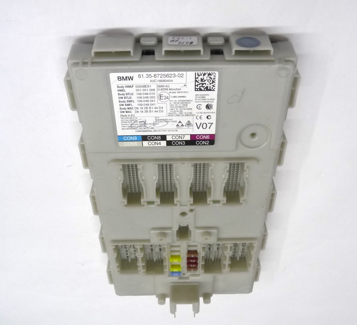 2018-2021 BMW G01 G02 X3 X4 BDC Body Domain Controller 61358725623 OEM ...