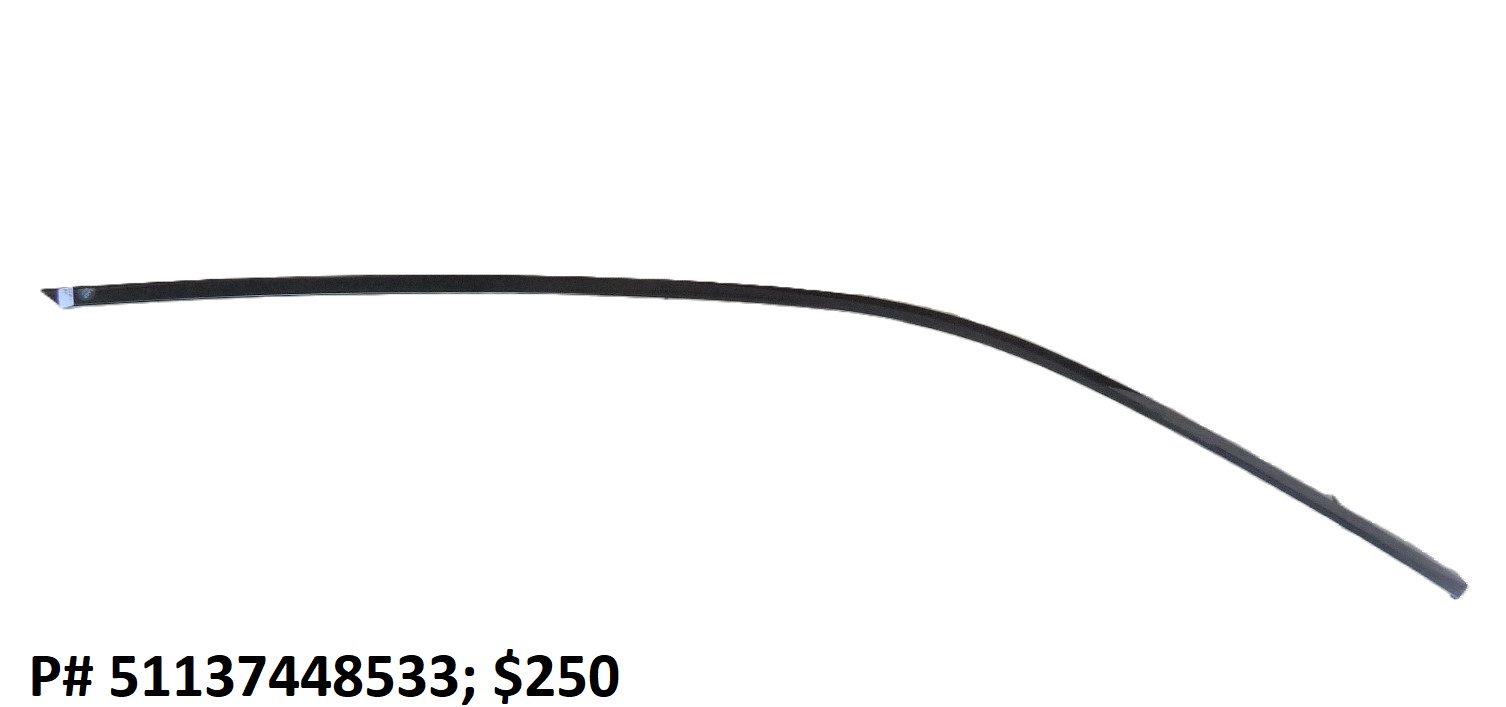 18-19 Rolls-Royce Cullinan Front Left Door Window Frame Cover ...