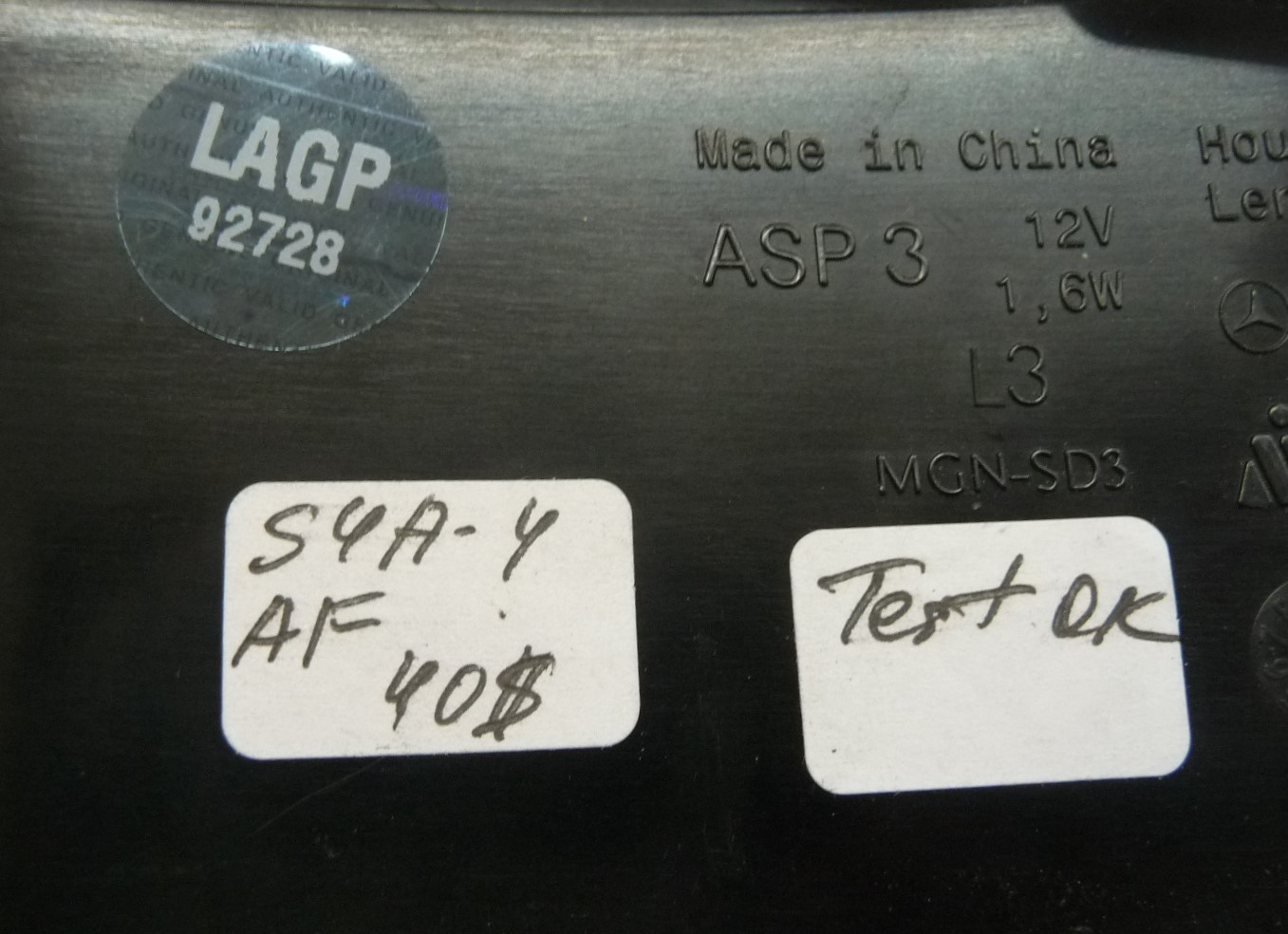 2013-2019 Mercedes Benz W166 X166 Left LED Wing Mirror Light ...