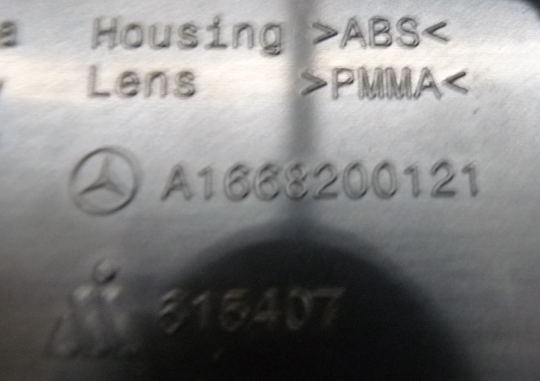 2013-2019 Mercedes Benz W166 X166 Left LED Wing Mirror Light ...