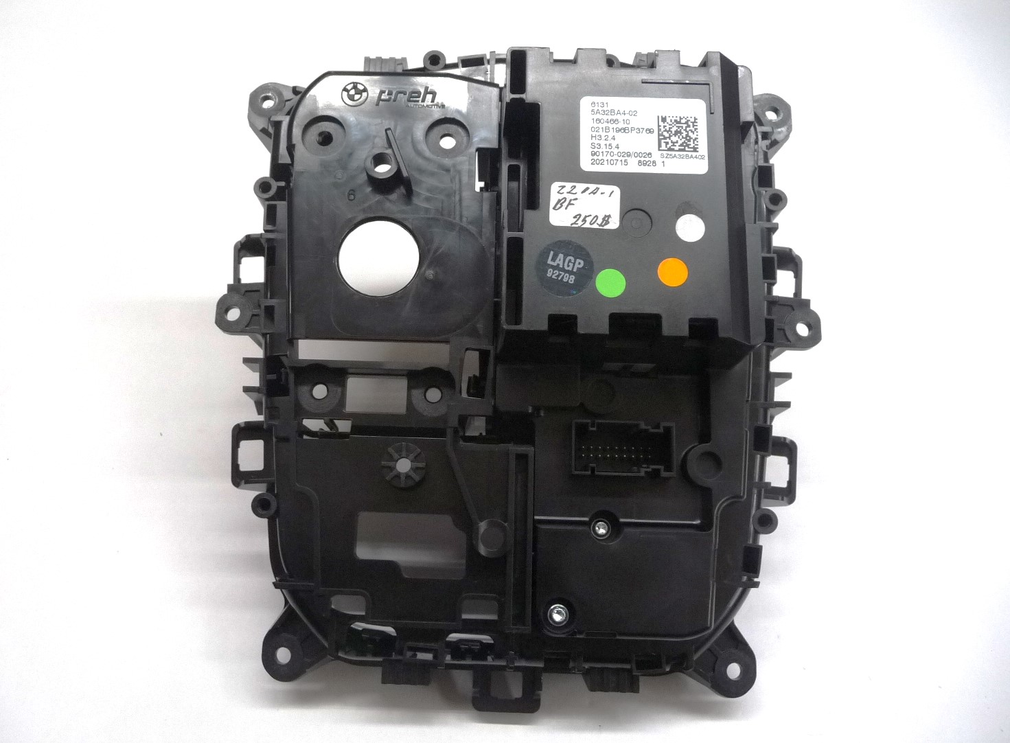 2021-2022 BMW G20 330e Center Console Control Panel 61315A32BA4 OEM A1 ...