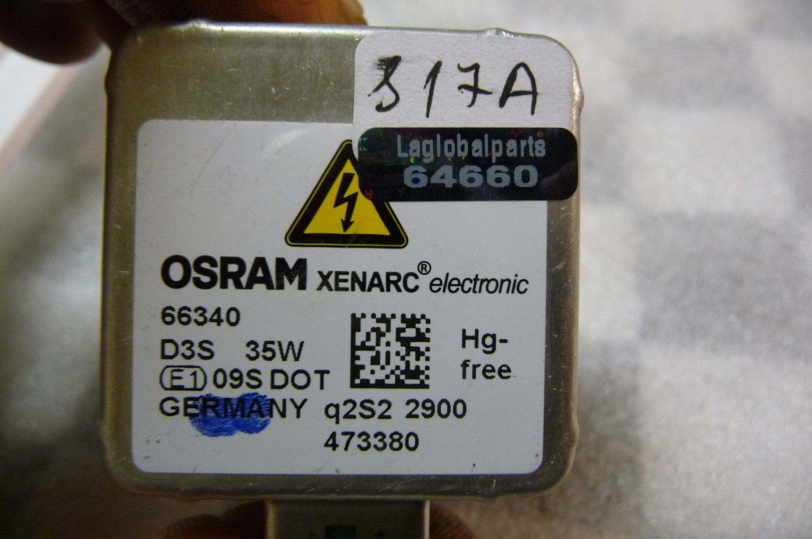 OSRAM XENARC 66340 Xenon Headlight Bulb Lamp HID 35W OEM OE | LA Global ...