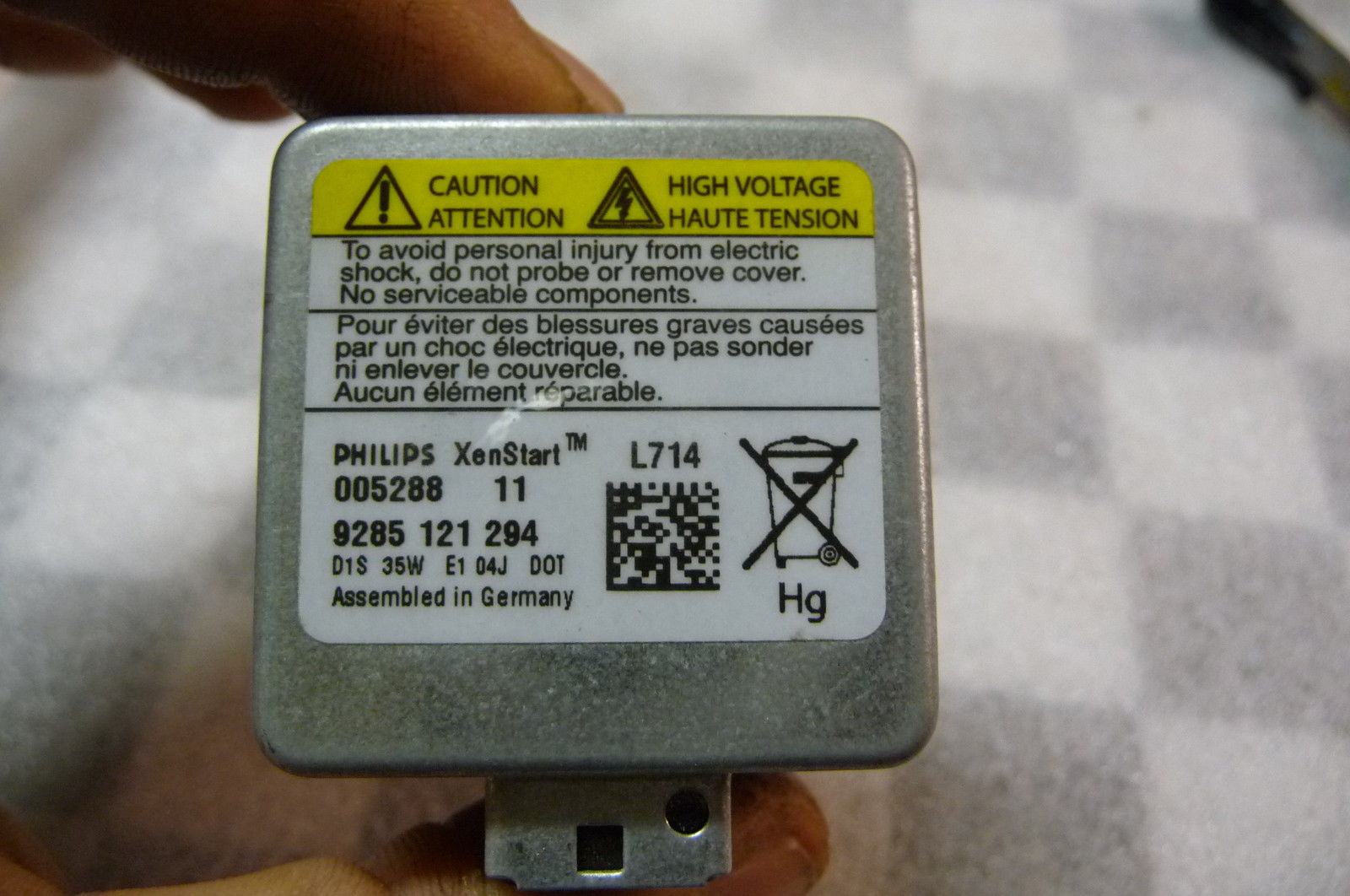 PHILIPS XenStart 005288 Xenon Light Bulb Lamp HID 35W 9285121294 OEM OE ...