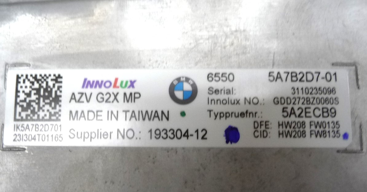 2024-2025 BMW 430i M4 M440i Multifunctional Display Unit 65505A7B2D7 ...