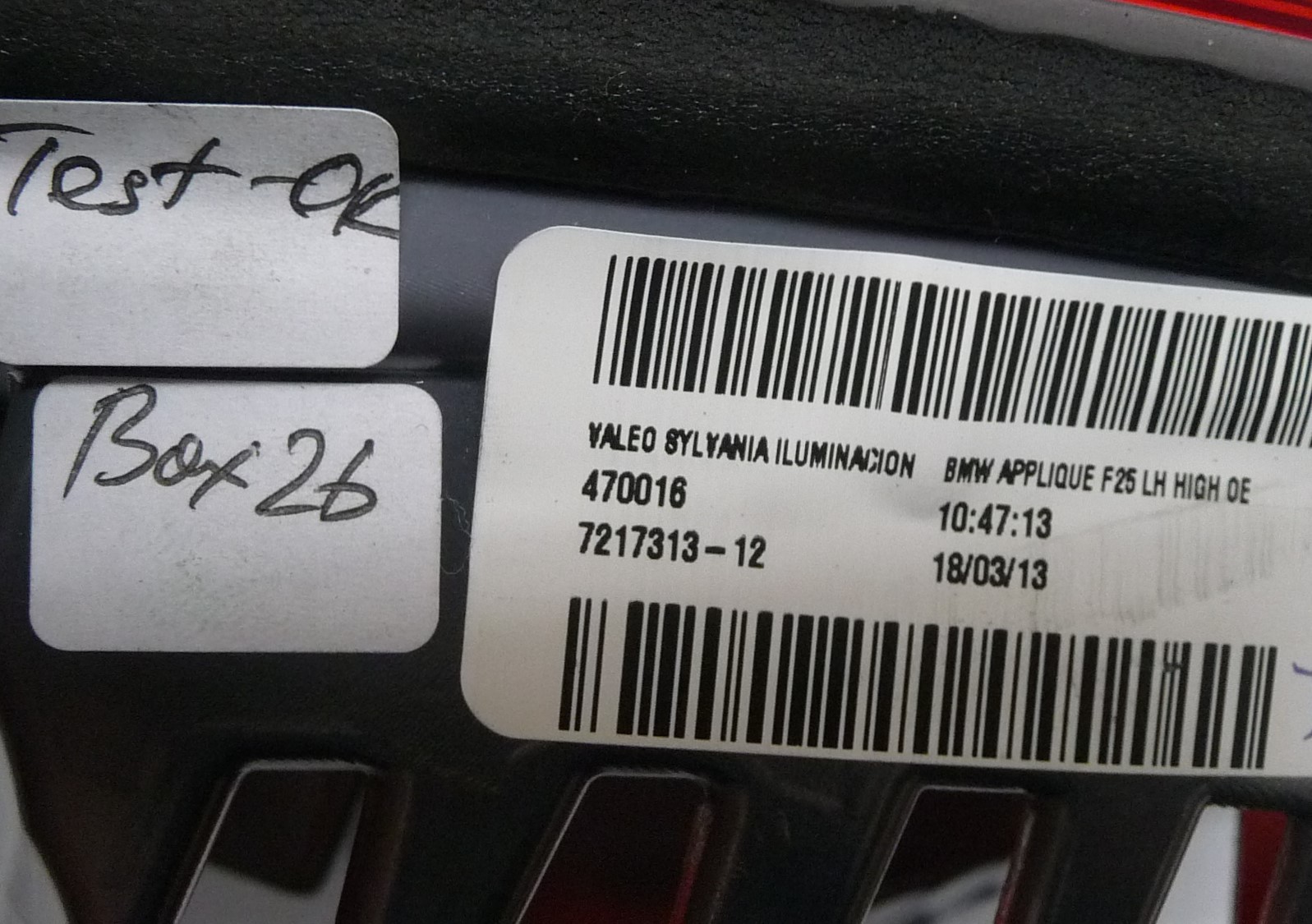 2011-2017 BMW X3 F25 Rear Left Driver Inner Side Tail Light Lamp ...