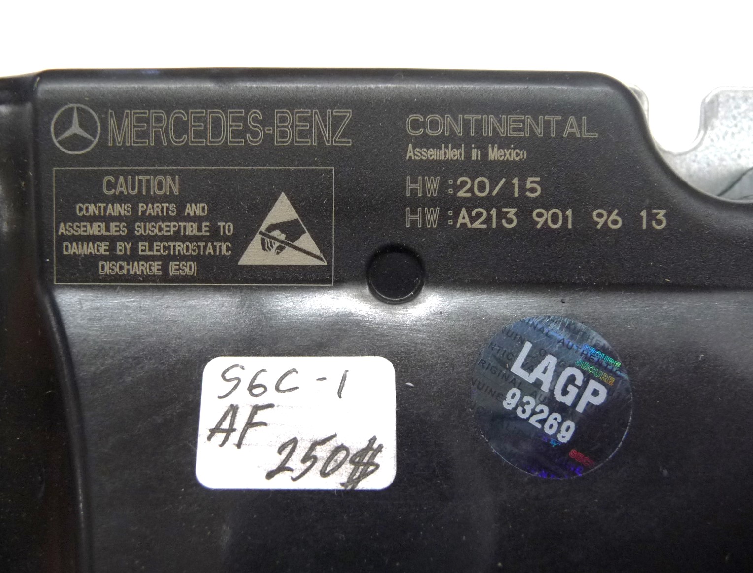 2023 Mercedes Benz AMG GT 43 Safety Control Module A2139007236 OEM A1 ...