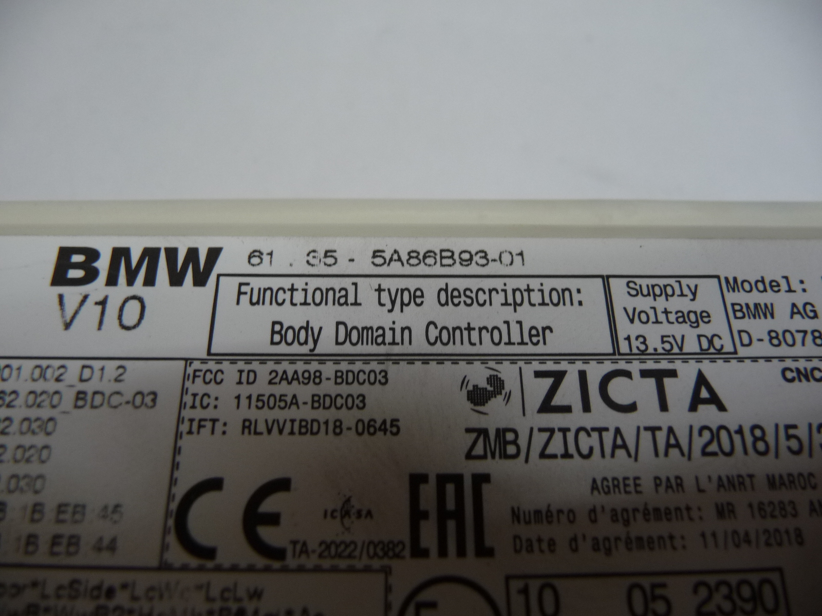 2019-2024 BMW 330i 430i X3 X4 X5 X6 Body Domain Controller BDC ...