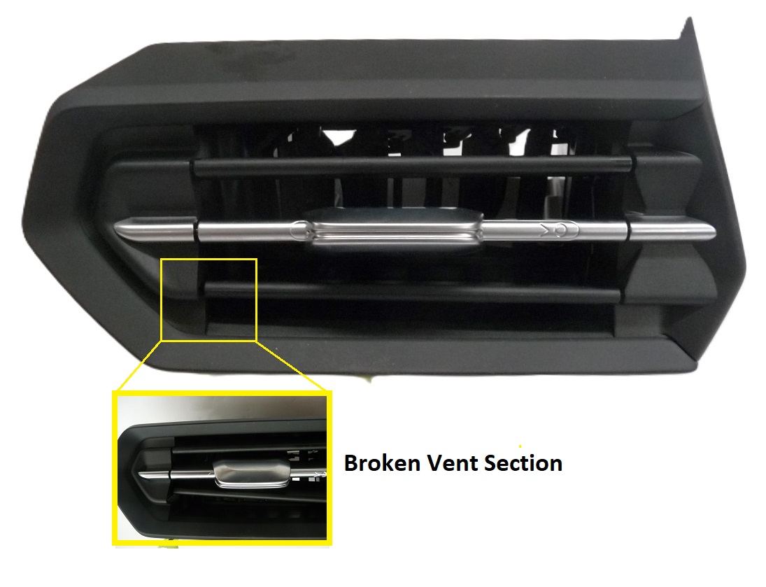 2022-2023 Audi A3 RS3 S3 Dashboard Air Vent, Left Side, Inner ...