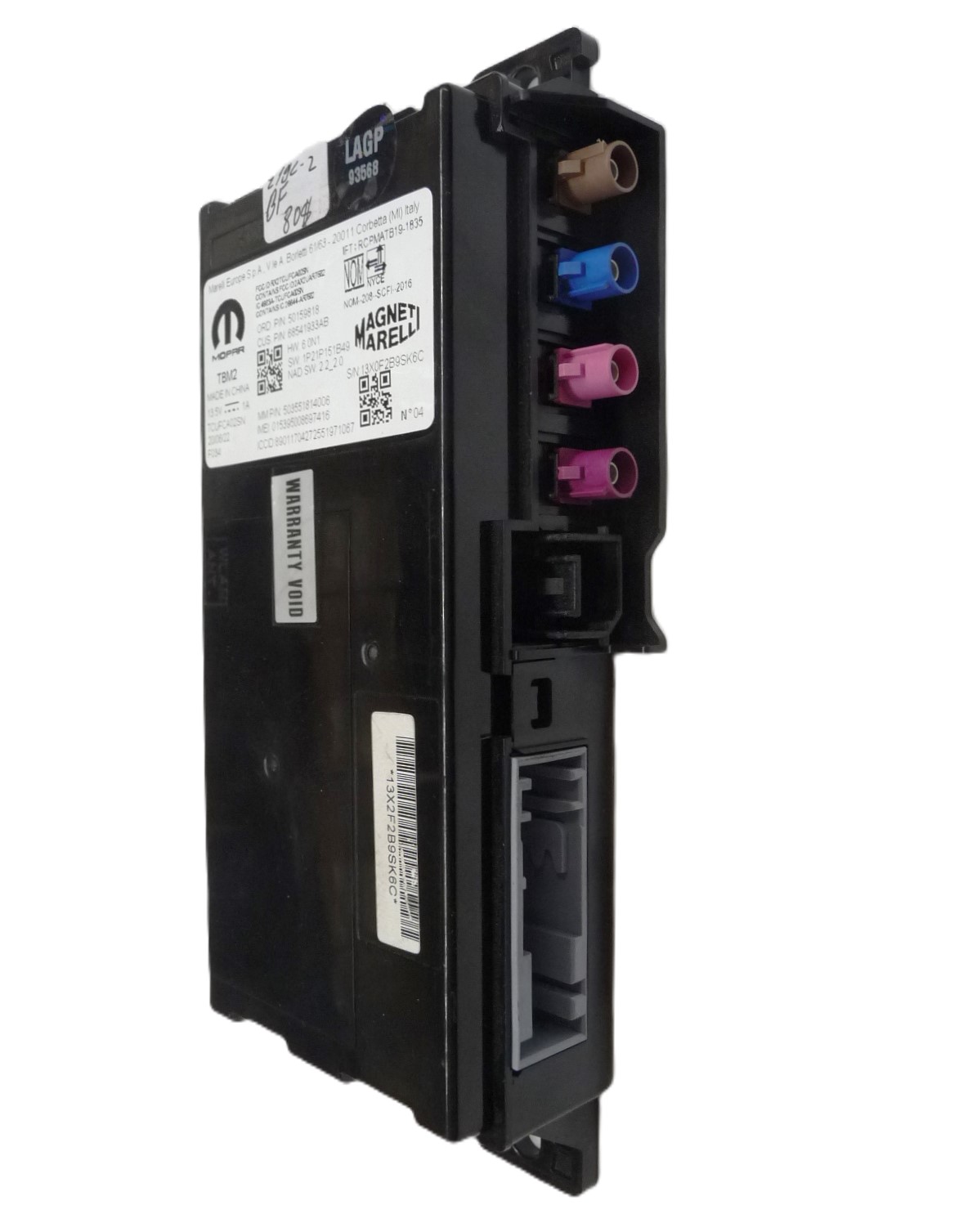 2022-2023 Ram 1500 Telematics Control Module 68541933AB OEM A1 | LA ...