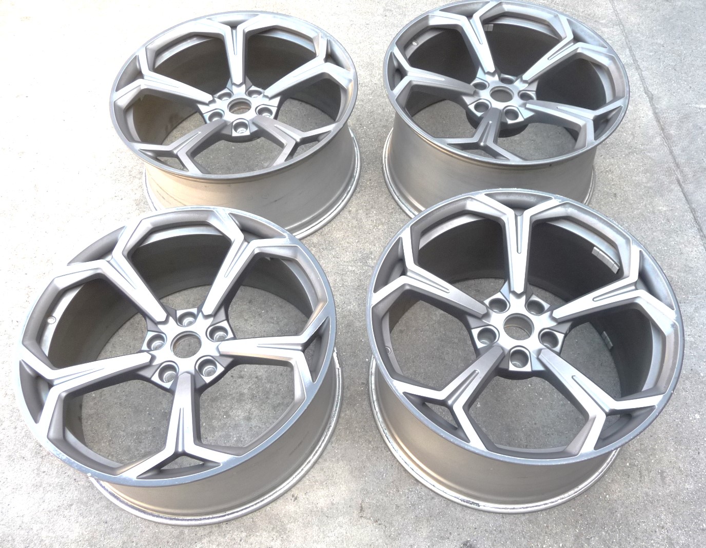 2019-2022 Lamborghini Urus 22" Rim Silver Set (4) 4ML601025K 4ML601025N ...