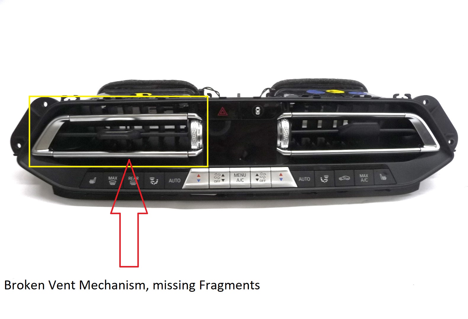 2019-2023 BMW G05 G06 G07 X5 HVAC Temperature Control Panel 64115A1D412 ...