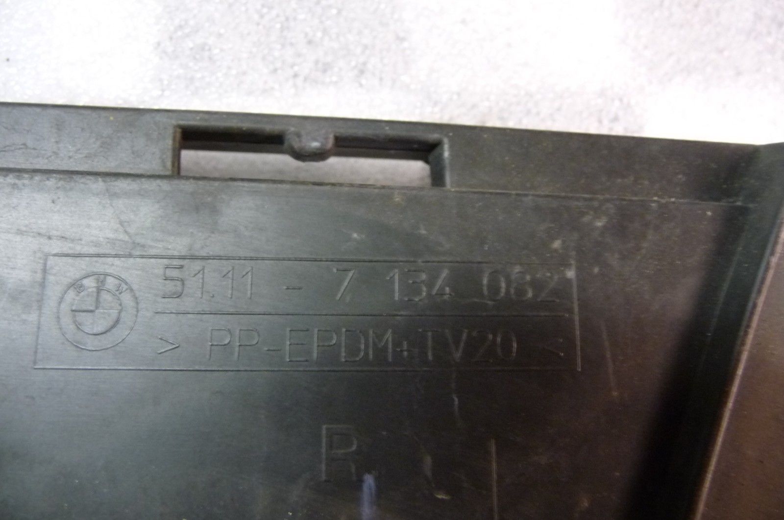 BMW 3 Series Front Bumper Lower Partially Open Right RH Gird Grill ...