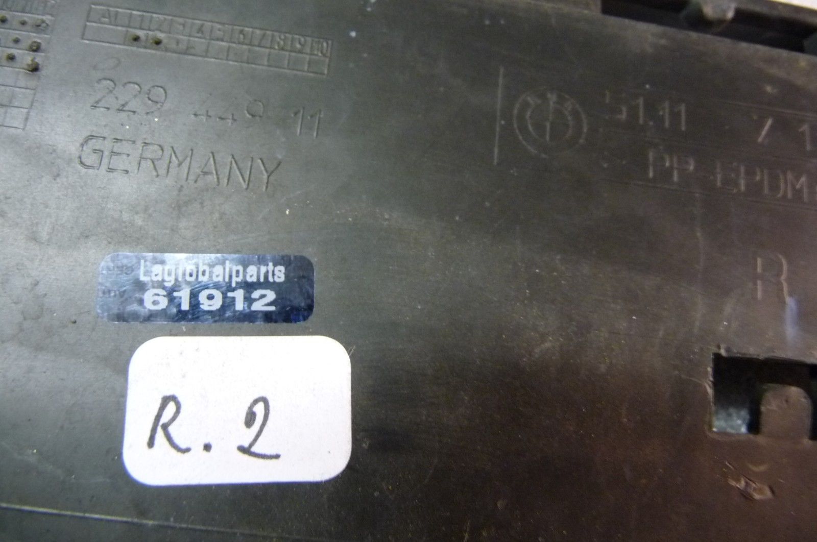 BMW 3 Series Front Bumper Lower Partially Open Right RH Gird Grill ...