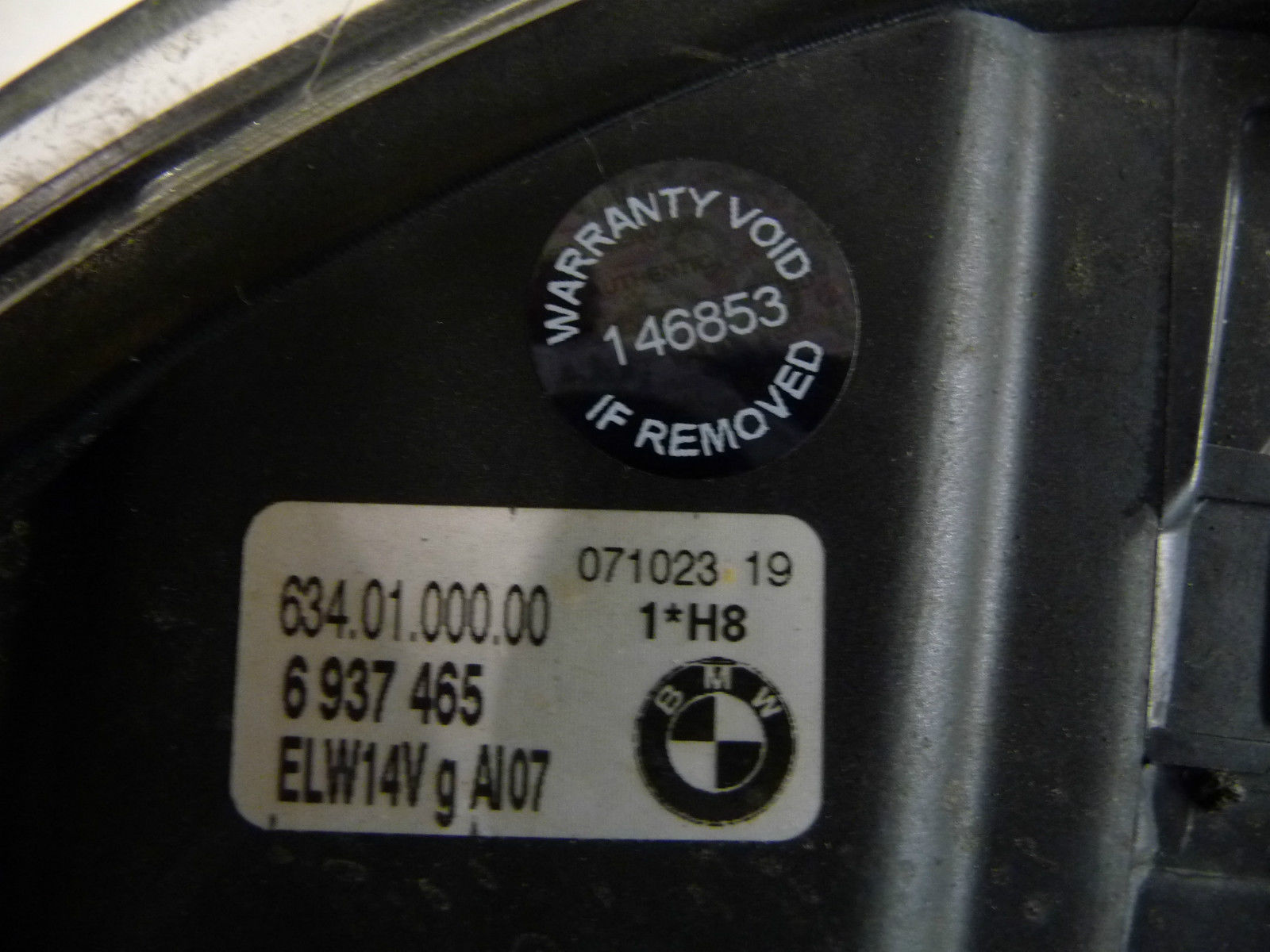 BMW 3 Series Left Driver Side Fog Light Lamp 63176937465 OEM OE | LA ...