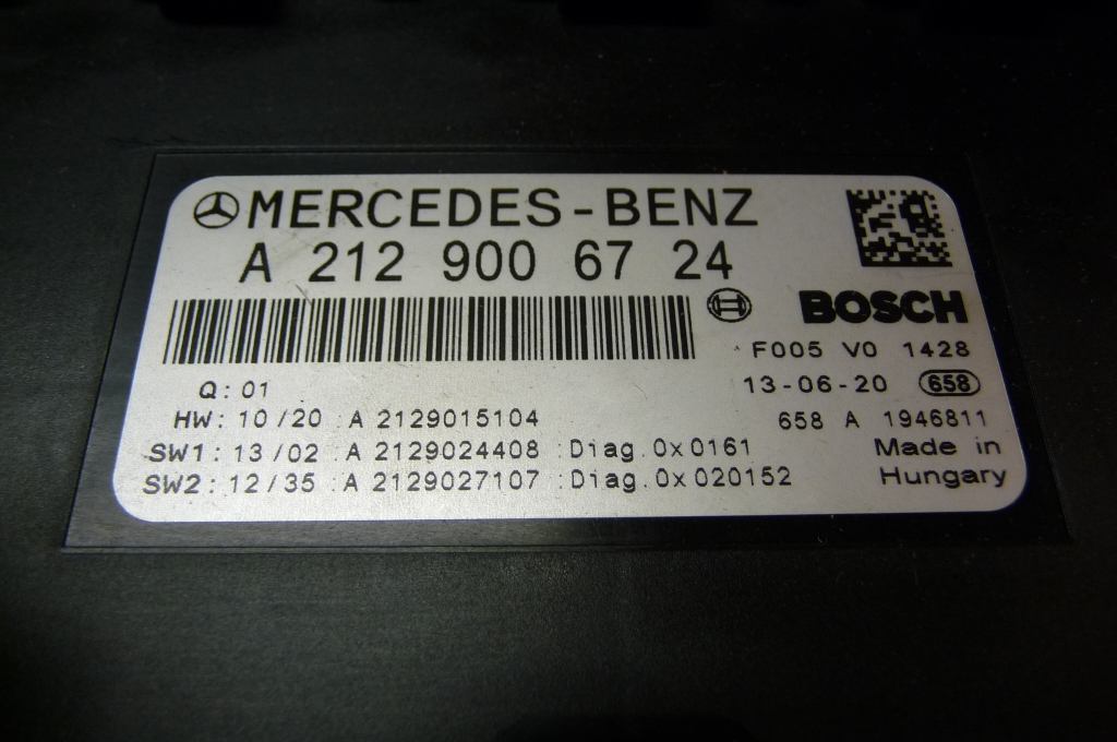 Mercedes Benz E C GL Main Fuse Box BOSCH A 2129006724 OEM OE | LA ...