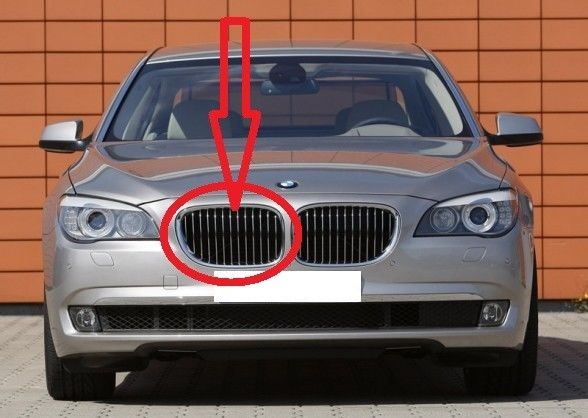 BMW 7 Series Front Right Grill Grille Kidney -NEW- 51117184152 OEM OE ...