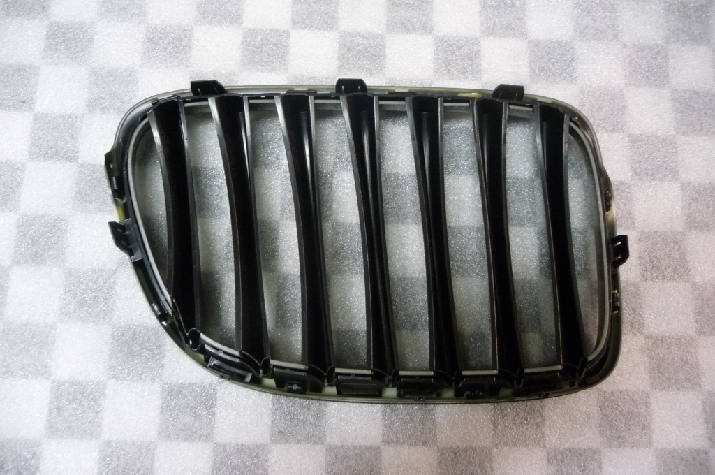 BMW X1 Front Left High Gloss Black Trim Grill Grille Kidney M -NEW ...