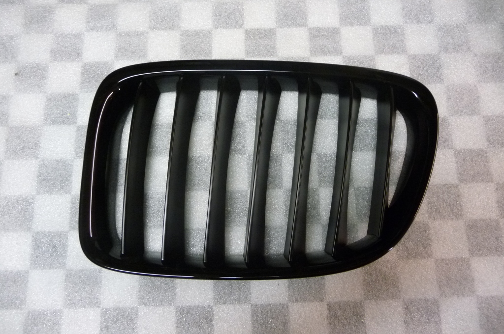 BMW X1 Front Left High Gloss Black Trim Grill Grille Kidney M -NEW ...