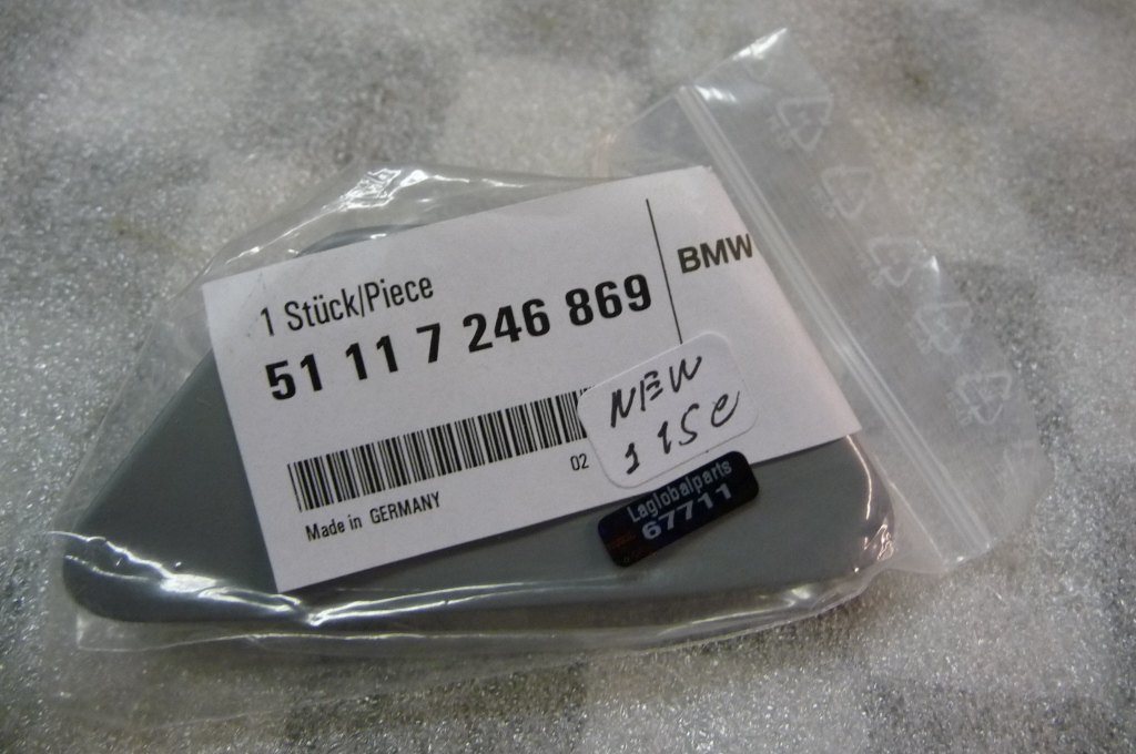 BMW 5 Series Front Bumper Headlight Washer Left Cover -NEW- 51117246869 ...