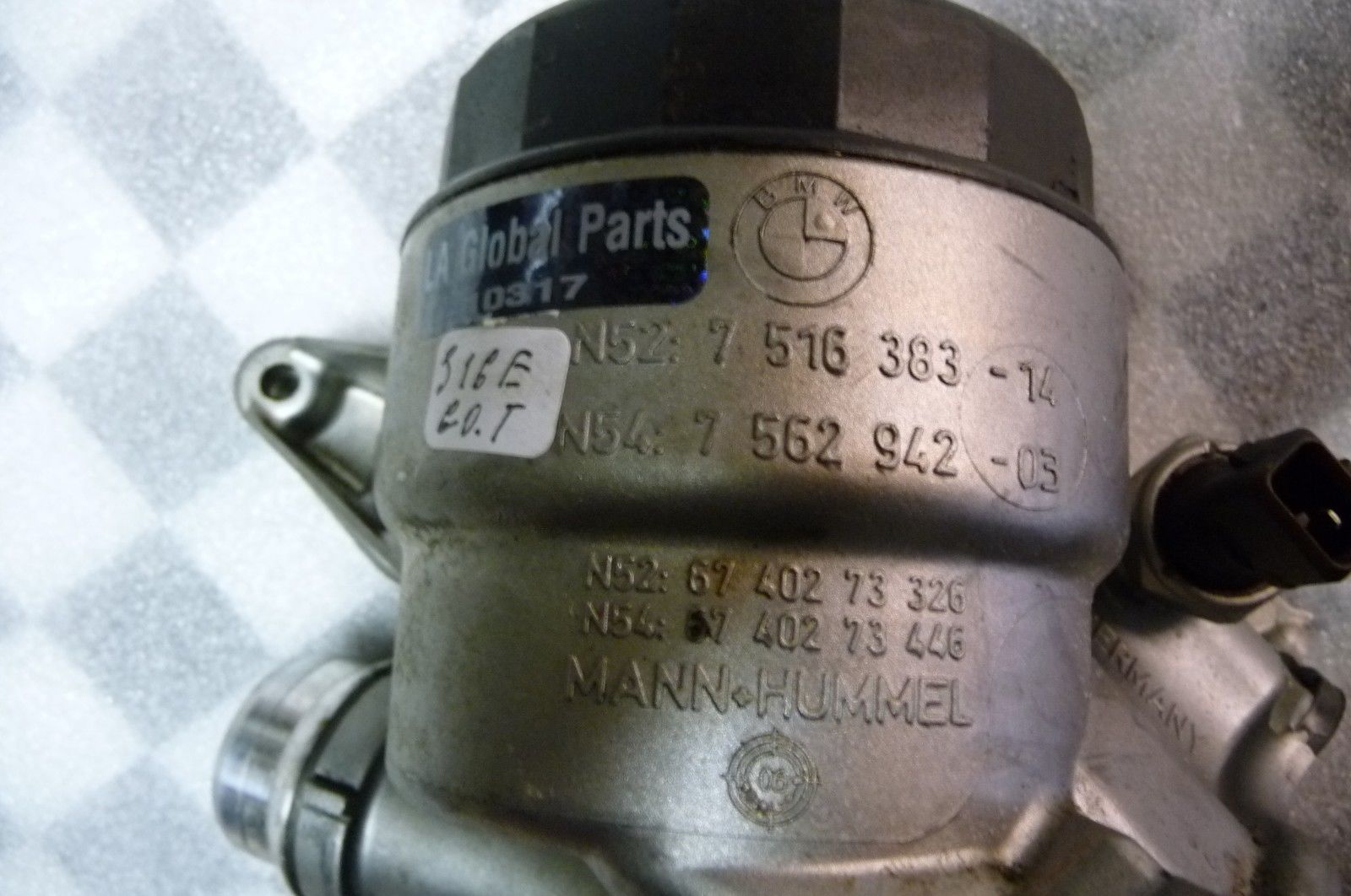 BMW 3 5 Series X1 X3 Z4 Oil Filter Housing Assembly 11427516383 OEM OE ...